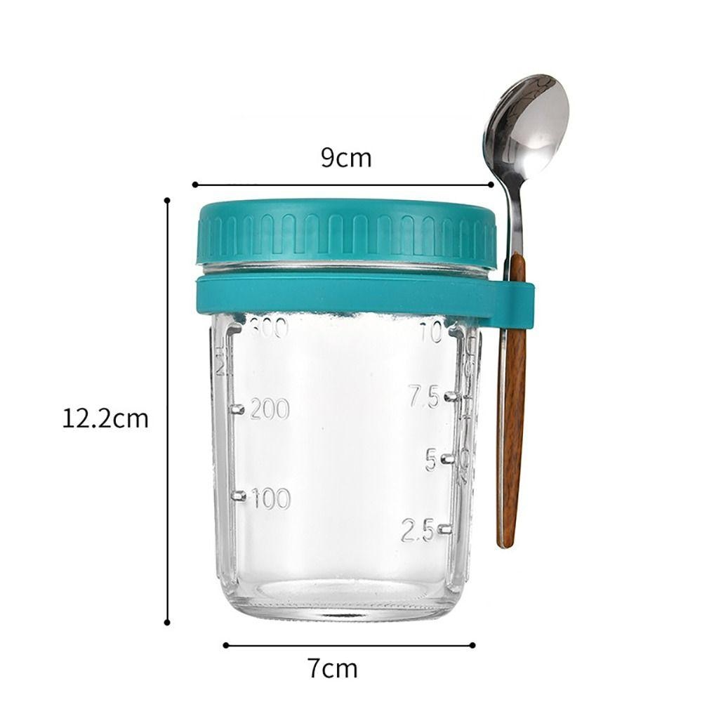 Set 2 pahare cu lingurite, Quasar & Co.®, gradate, to go, pentru mic ...