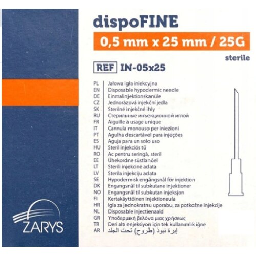 Ace seringa de unica folosinta, 0,5, 25G, 10 buc - eMAG.ro