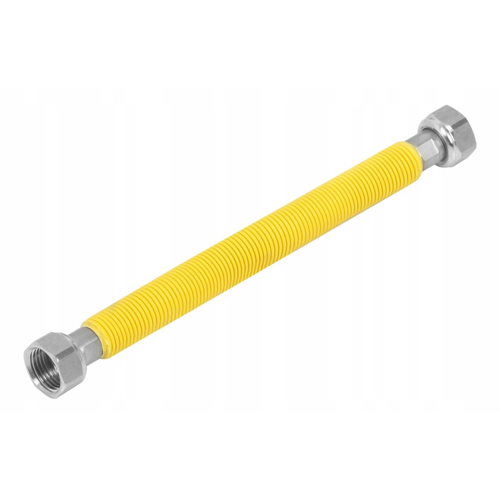 Furtun gaz extensibil, DIAMOND, Inox, 200/400 mm, Galben - eMAG.ro