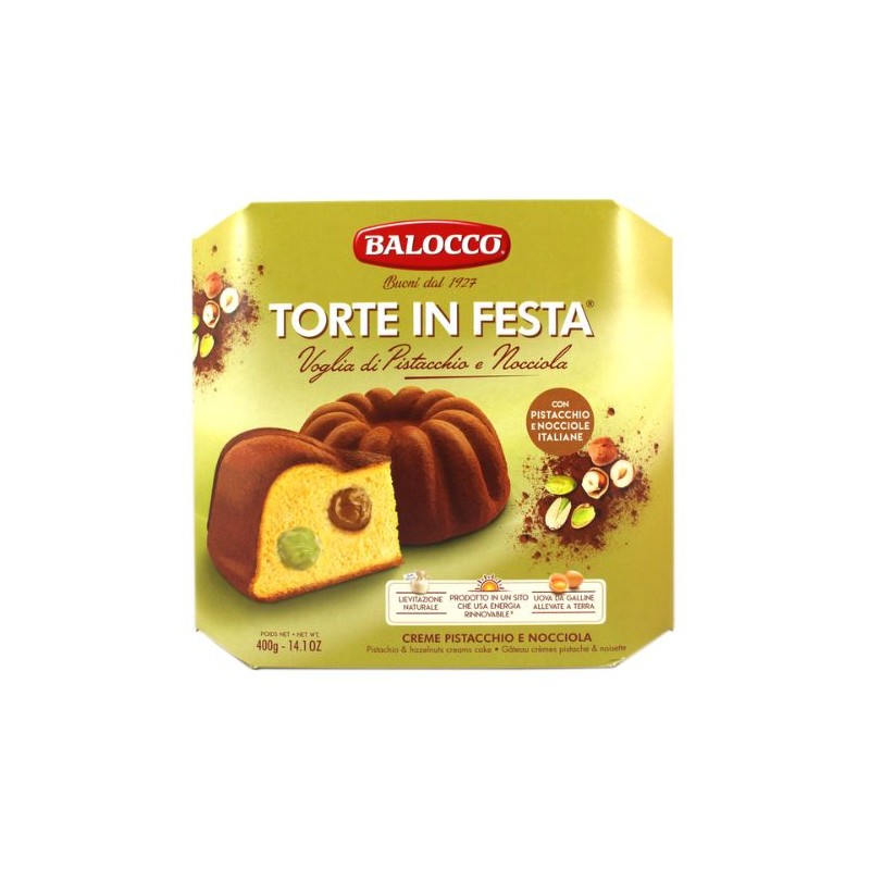 Balocco Torte In Fiesta cu fistic si alune 400gr - eMAG.ro