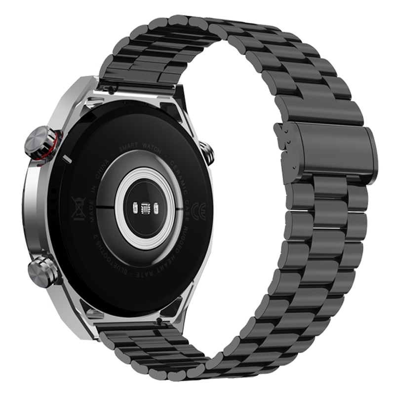 Ceas Smartwatch TechONE® KM25 Deep Sea, 1.52 inch AMOLED, Apel ...
