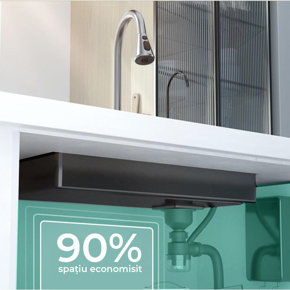 Set chiuveta bucatarie, multifunctionala, baterie cu dus de pulverizare ...