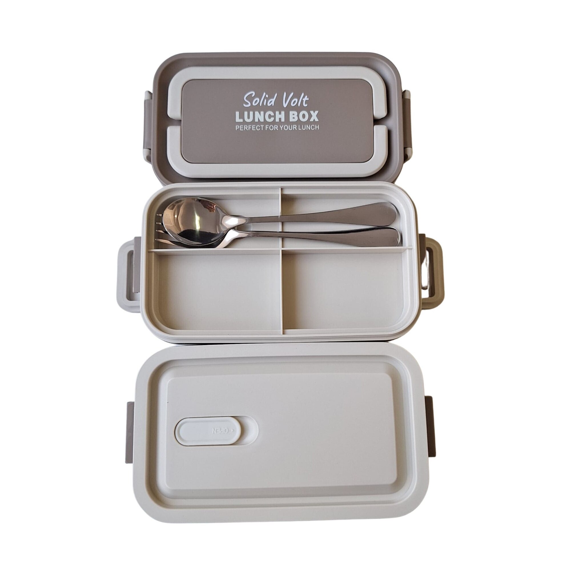 Caserola pentru mancare Solid Volt, bento box din inox, cu geanta ...