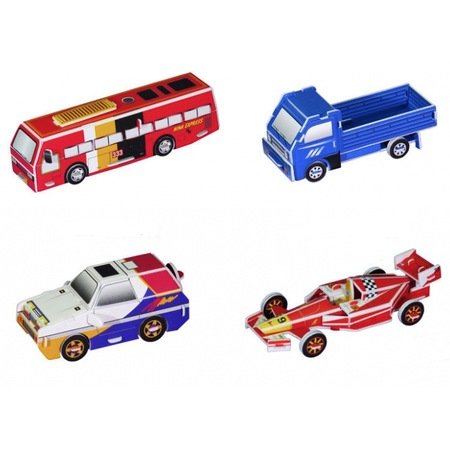 Puzzle 3D Masini AliBibi, 112 piese - eMAG.ro