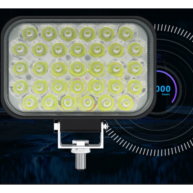 Set 2x Proiectoare LED auto OFF-ROAD 4 inch 99W 33LED, 12V-24V, 6000K ...