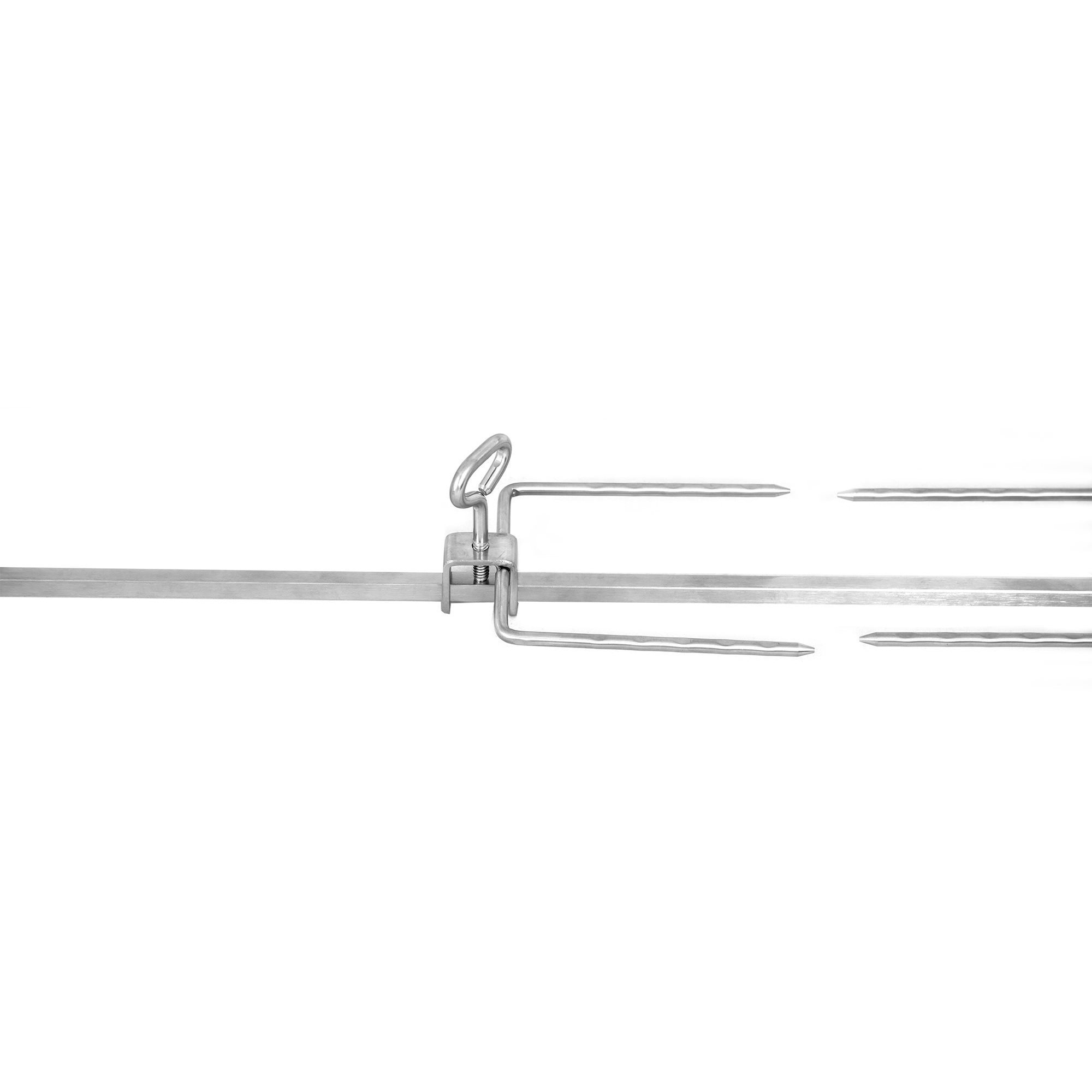 Kit rotiserie pentru gratar de gradina, inox - Zokura - eMAG.ro