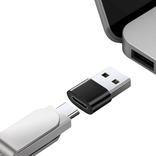 Adaptor OTG OZ cu mufa de tip USB-C la USB 3.0, 3A Fast Charging si ...