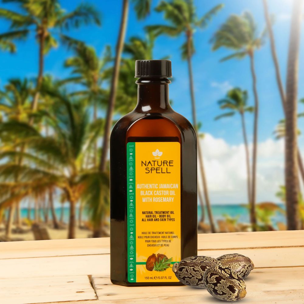 Масло за коса и кожа Nature Spell Authentic Jamaican Black Castor Oil ...