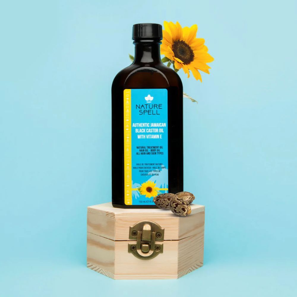 Ulei pentru par si piele Nature Spell Authentic Jamaican Black Castor ...
