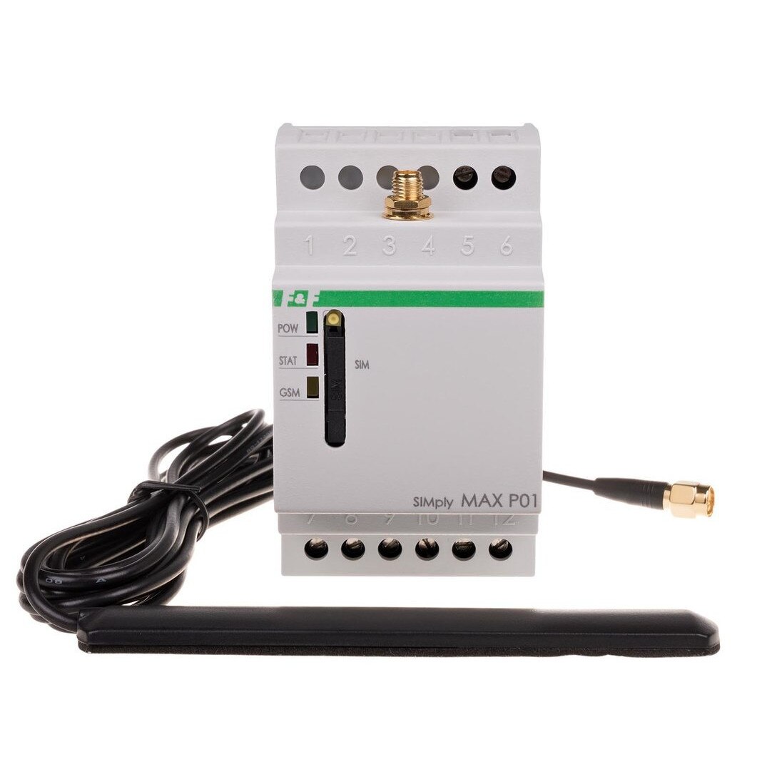 Telemetric PLC MAX IP20 230VAC relee DIN -10÷50°C, 3W OUT 2 SIMPLYMAX ...