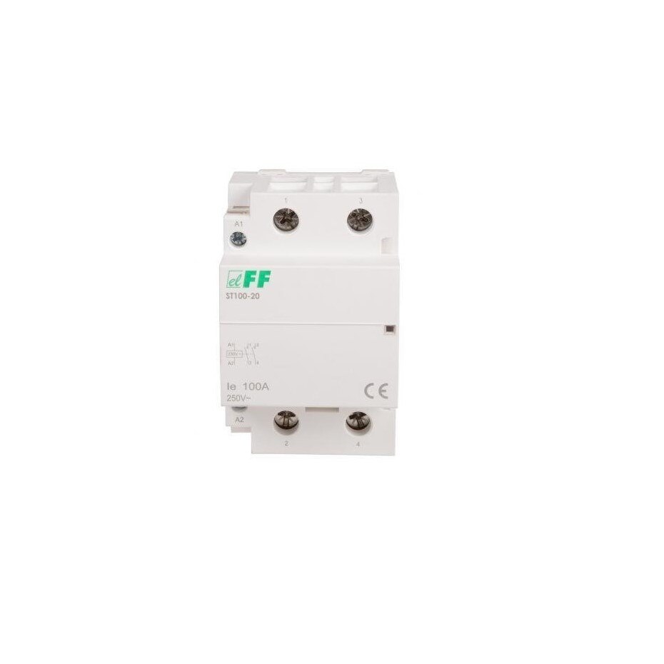 Contactor modular 100A 2×NO 230V AC ST100-20 F&F - eMAG.ro