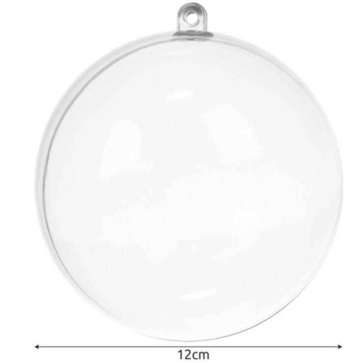 Set globuri transparent personalizabil, Zola®, 10 bucati, plastic ...