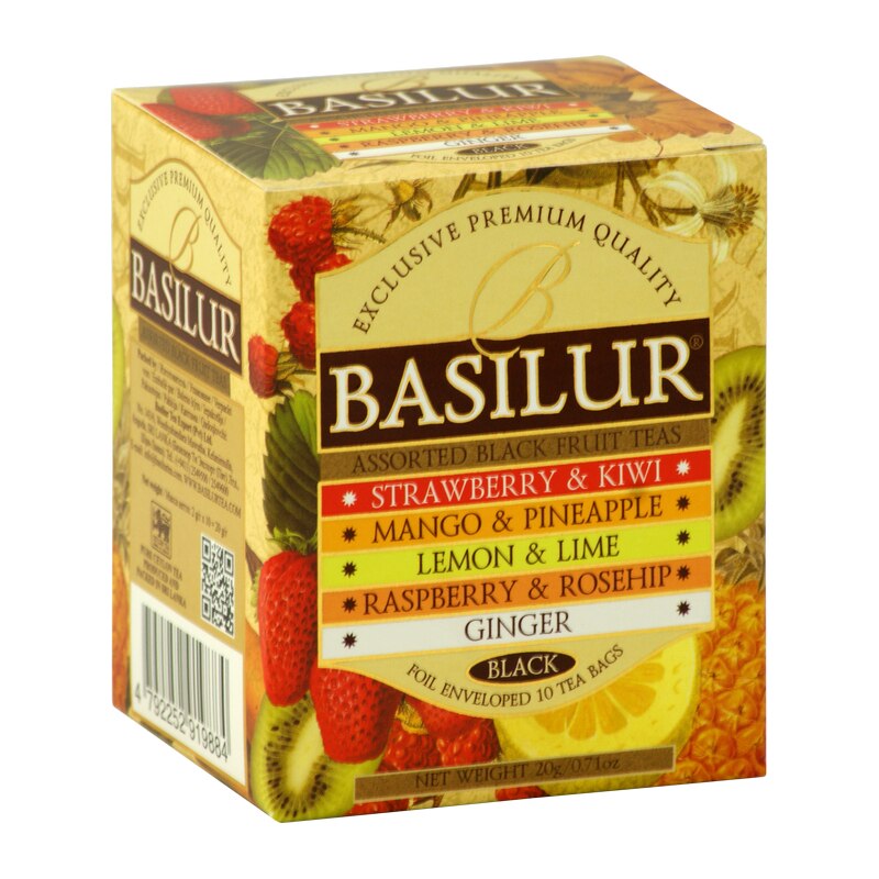 Ceai negru, Basilur, Magic Fruits Assorted, 10 plicuri, 20 g - eMAG.ro