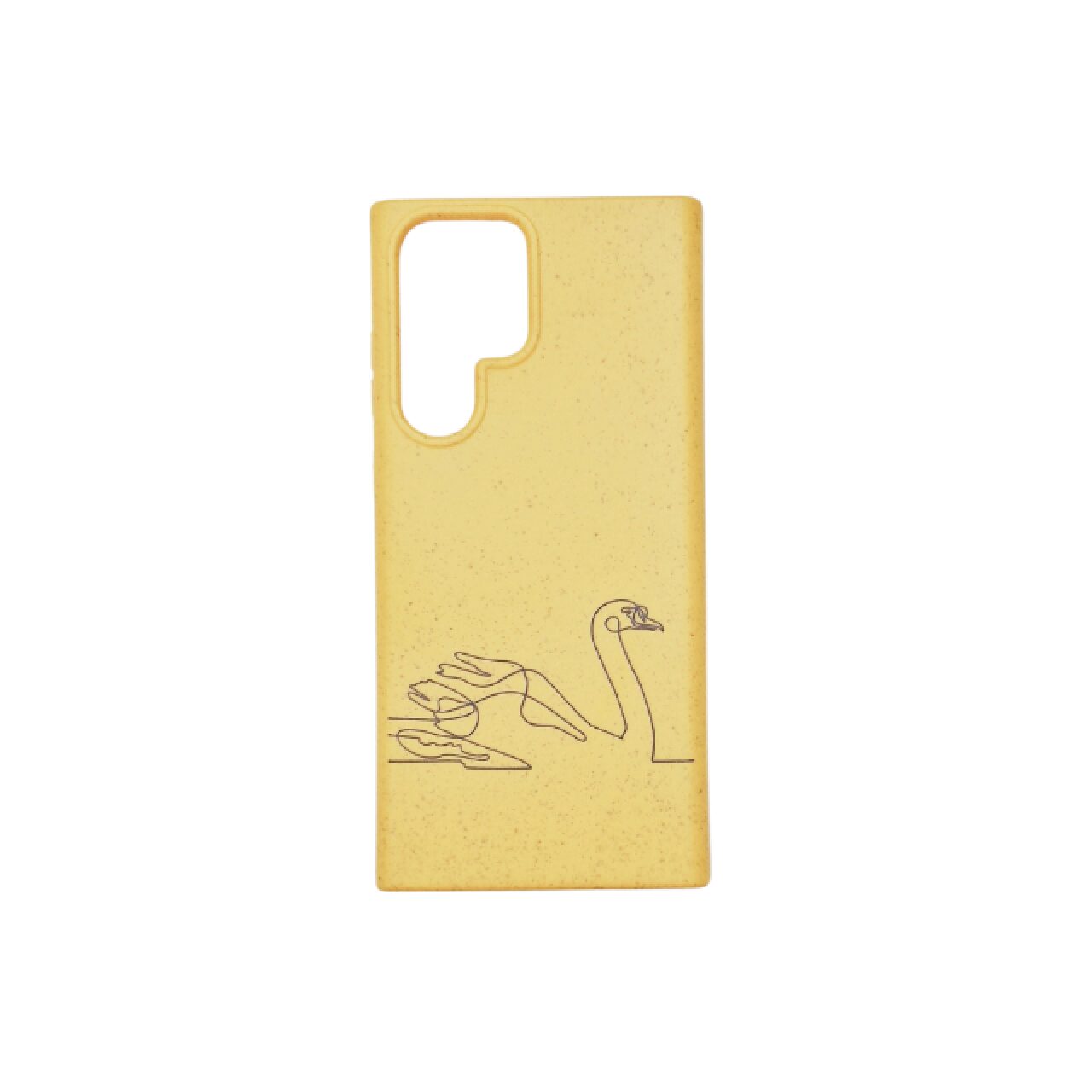 Bio Cover за Samsung S22 Ultra Yellow Swan Design - eMAG.bg