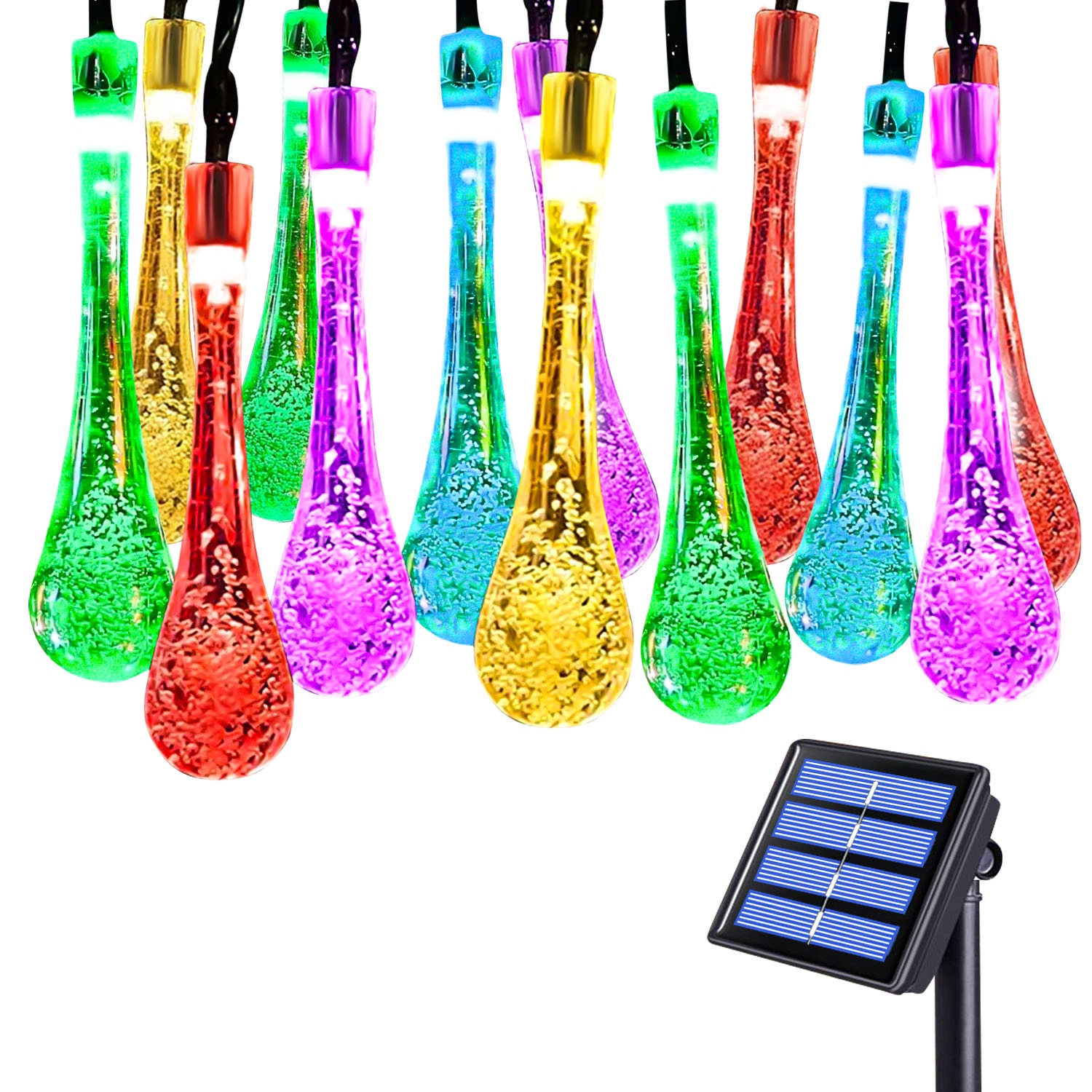 LED lámpafüzér napelemmel Lohuis, Xinxu, Újratölthető, Távirányító mellékelve, Automatikus ...