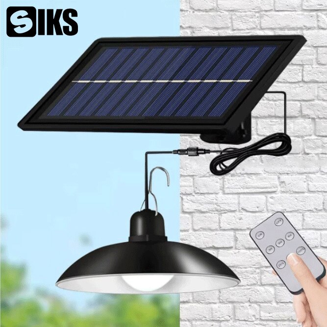 Set 2 Lampi Cu Panou Solar SIKS Cu Led, 3 Moduri De Iluminare ...