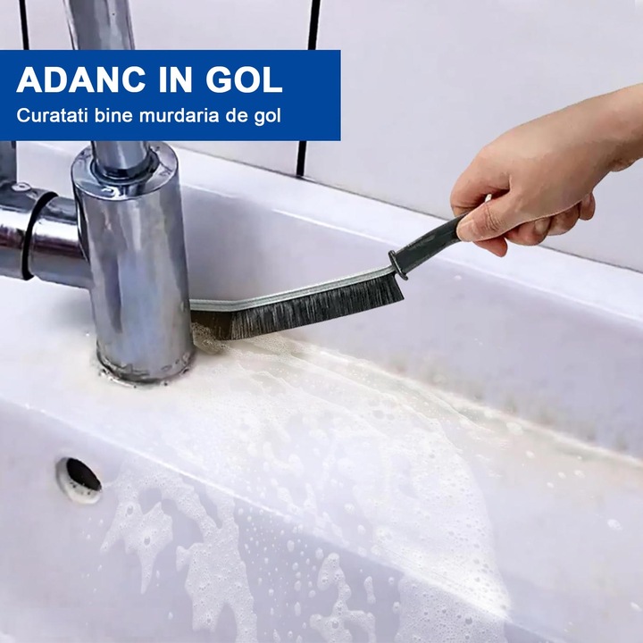 Set 3 perie pentru curatarea, oein®, maner ergonomic si cap ingust ...