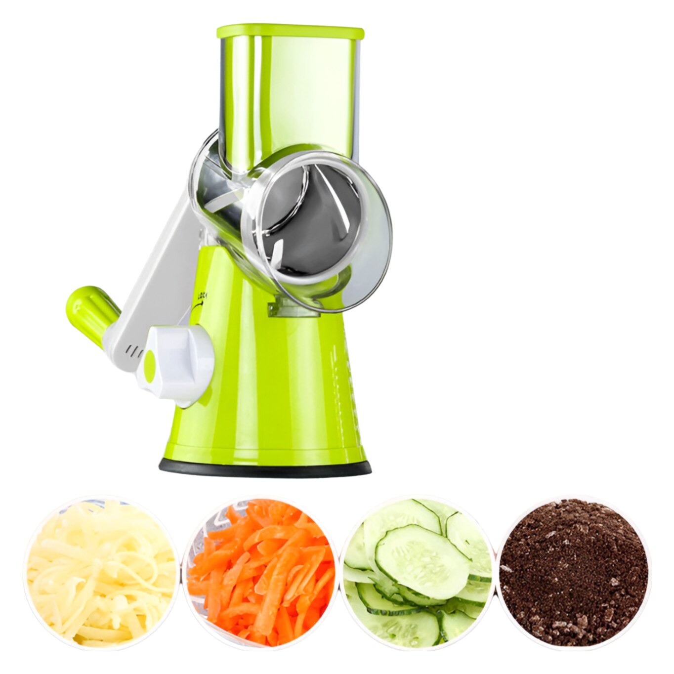 Razatoare Manuala Pentru Fructe Si Legume, Material Inox, Verde, E ...