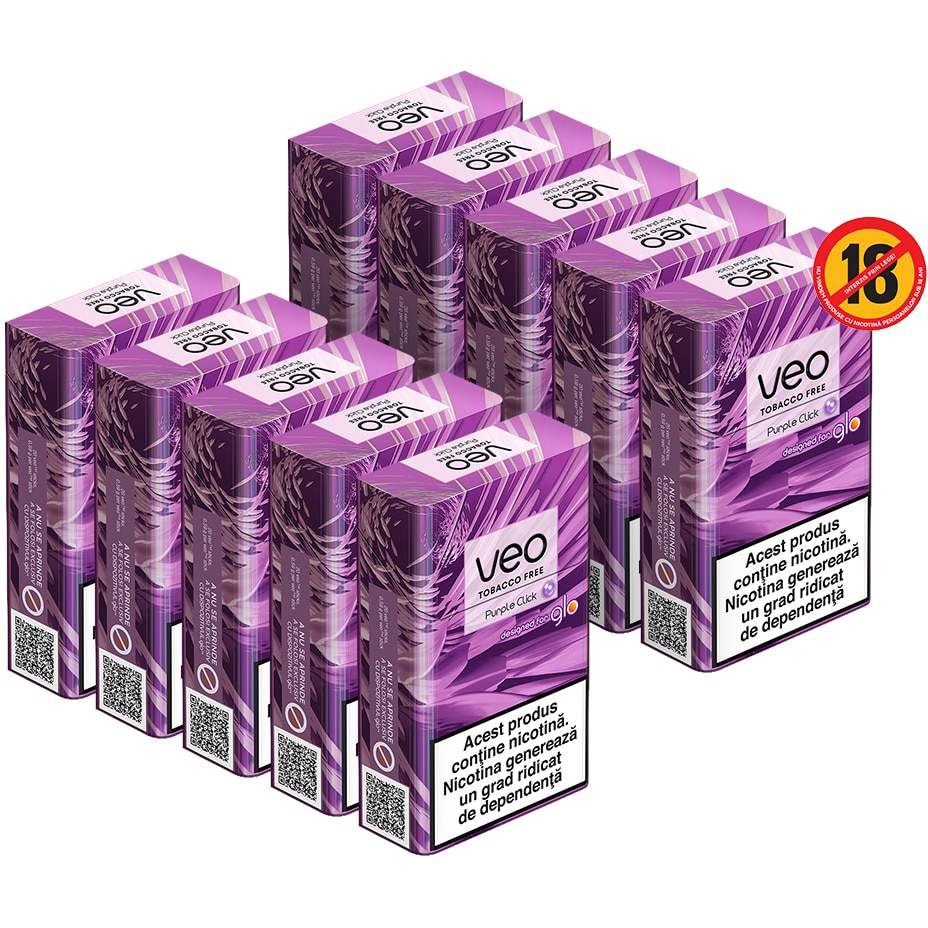 Cartus veo™ designed for glo Purple Click - eMAG.ro