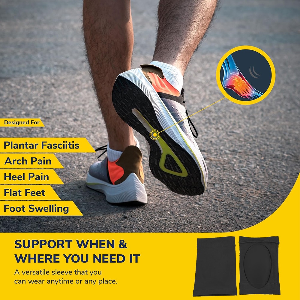 Set 2 Bucati Talonete Ortopedice cu Silicon Gel Pentru Fasceita ...