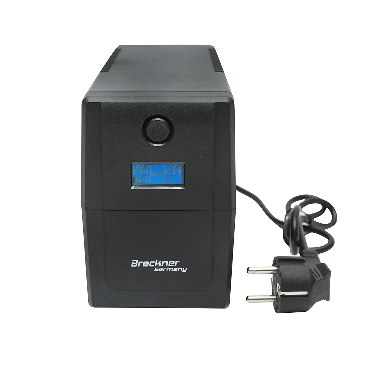 UPS 800VA/480W cu baterie 9Ah si 2 prize shuko, LCD, USB, AVR Breckner ...