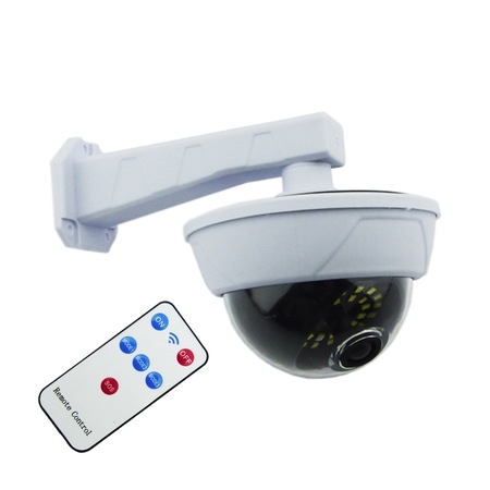Camera falsa si lumina LED, QP-2203, cu senzor de miscare alimentat cu ...