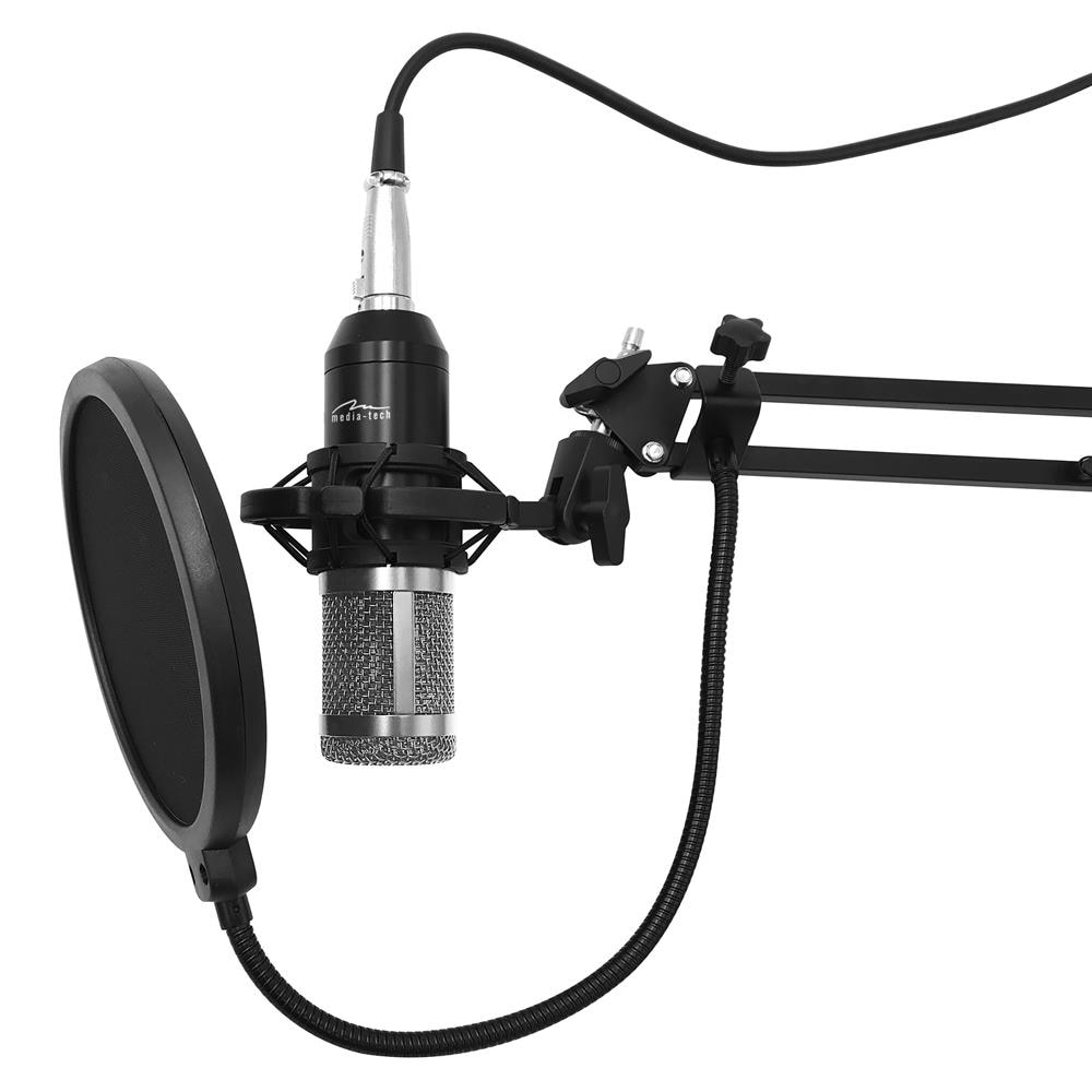 Microfon profesional cu accesorii pentru studio si streaming MT397S ...