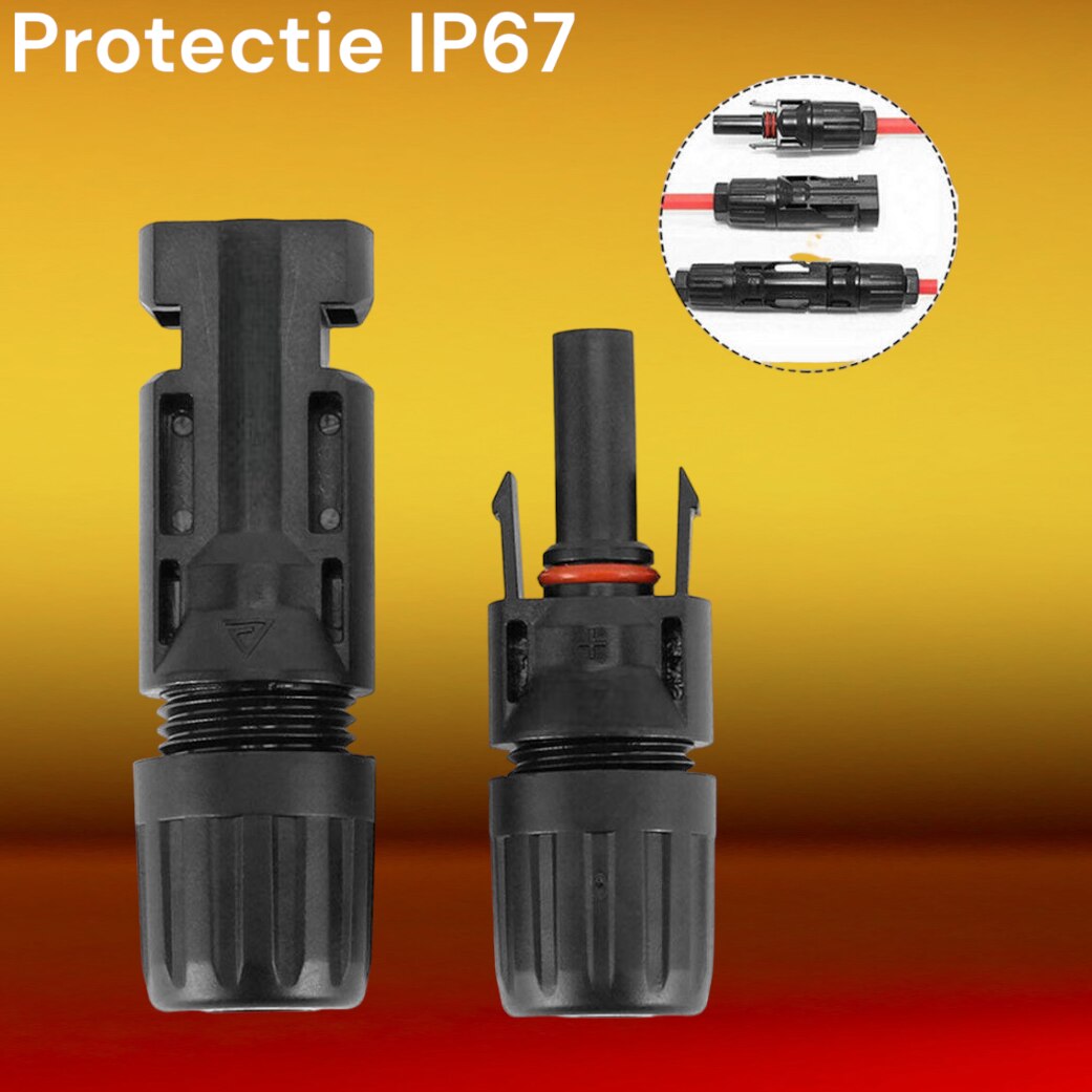 Set Mufe MC4 Mama-Tata pentru Cablu Solar 4-6 mm - eMAG.ro