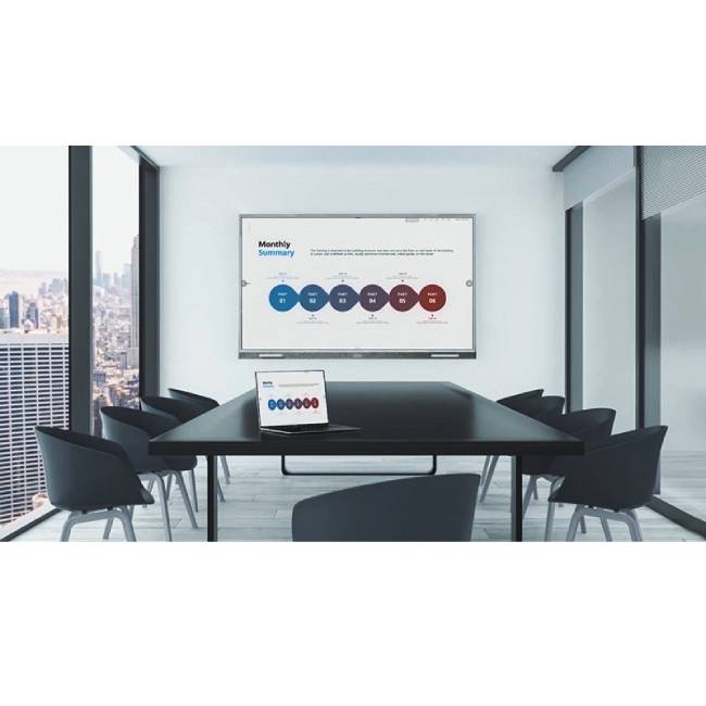 Display interactiv Uniview 86 inch, 4K, Android 13, 4GB DDR4, 32GB ...