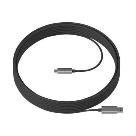 Logitech Strong USB 3.1 to USB Type-C Cable 25m Graphite, 182314 ...