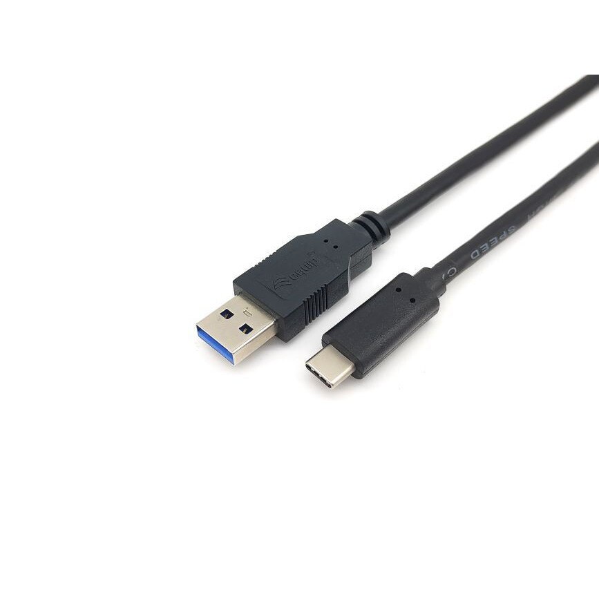 Cablu USB tip C 3.2 la USB tip A, EQUIP, 2m, Negru - eMAG.ro