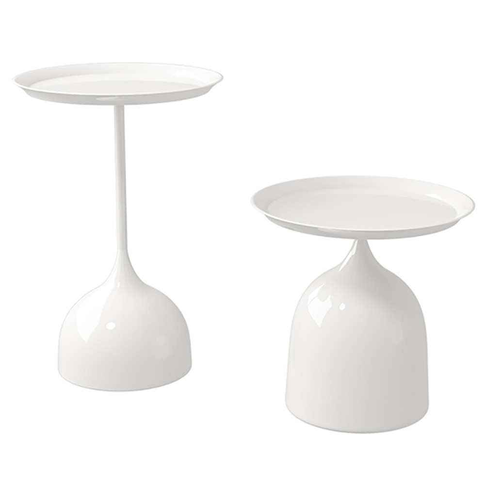 Masuta de canapea, set de 2 masuta de cafea mica, rafturi ...