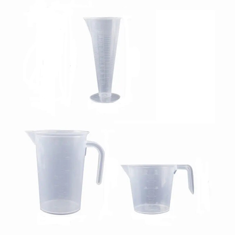 Set 3 cani gradate, cu precizie ridicata, marcaje in ML si maner, 100 ...