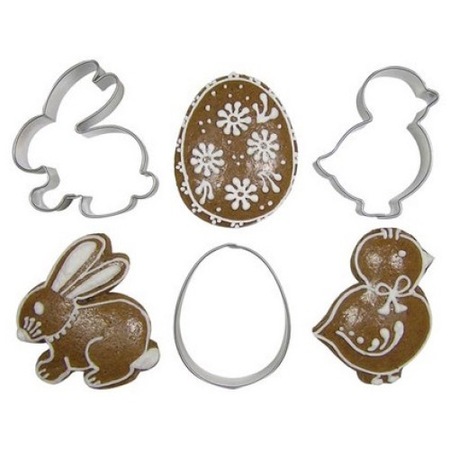 Set de 3 forme prajituri, Argintiu - eMAG.ro