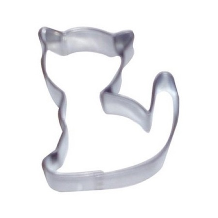 Set 10 forme prajituri, Model pisica, Inox, Argintiu - eMAG.ro