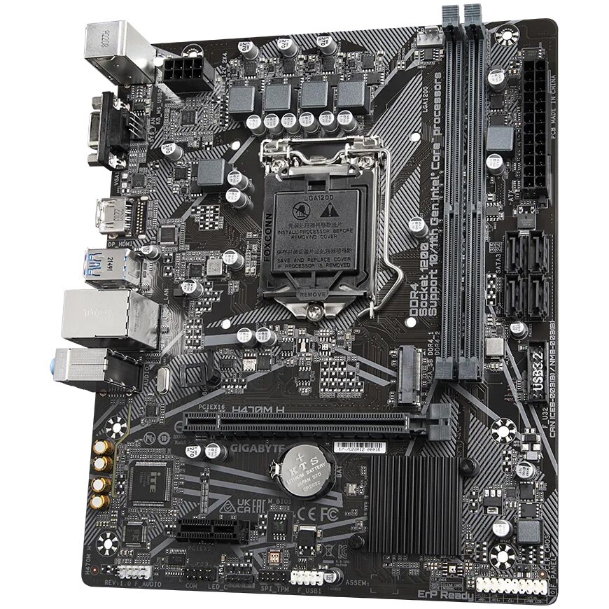 GIGABYTE H470M H alaplap, Socket LGA 1200 - eMAG.hu