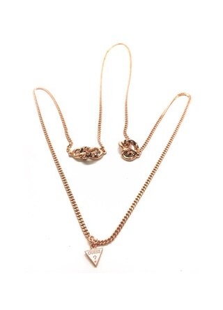 Colier dama, GUESS, Otel, 90cm, Auriu - eMAG.ro