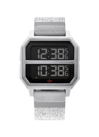 Ceas barbatesc, Adidas, Otel inoxidabil/Silicon, 42 mm, Gri - eMAG.ro