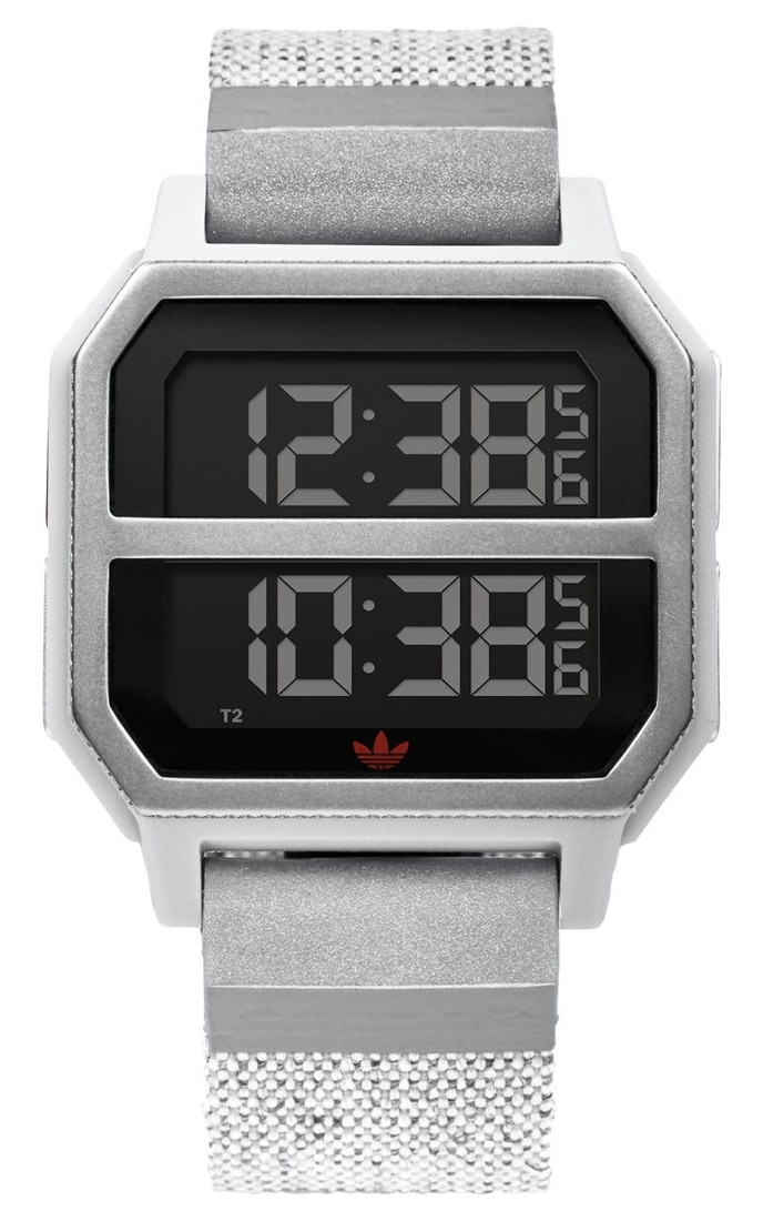 Ceas barbatesc, Adidas, Otel inoxidabil/Silicon, 42 mm, Gri - eMAG.ro