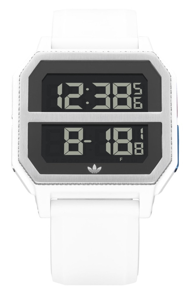 Ceas barbatesc, Adidas, Otel inoxidabil/Silicon, 41 mm, Alb - eMAG.ro