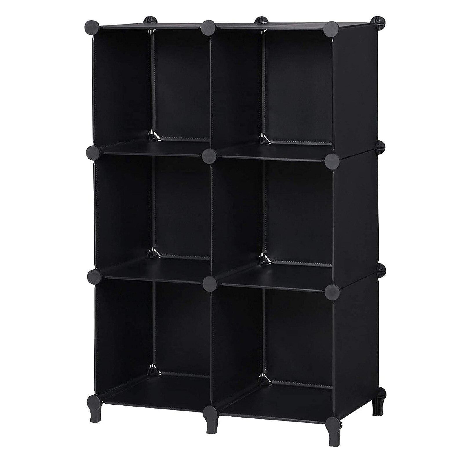 Dulap modular, WALALLA, Plastic, 93.5x31.5x96.5cm, Negru - eMAG.ro