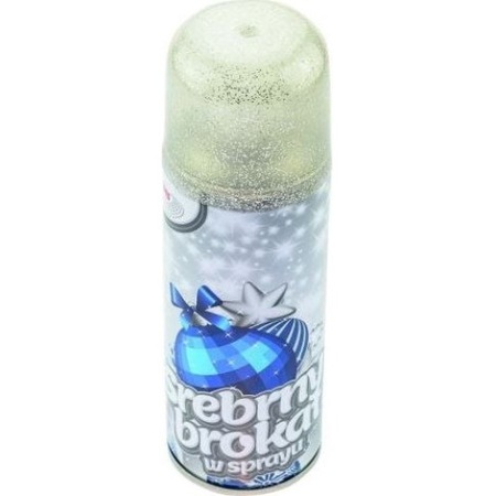 Spray cu sclipici, Brewis, 250 ml, Argintiu - eMAG.ro