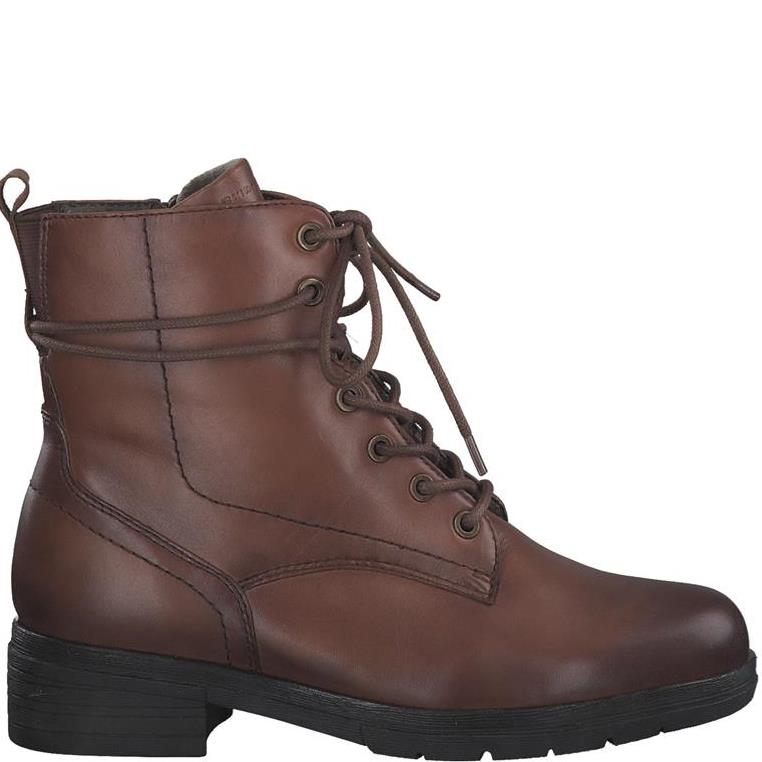 Ghete dama, Tamaris Comfort, Piele naturala, Maro, 40 EU - eMAG.ro