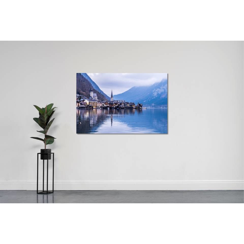 Sticker - Sat Montan Langa Lac Austria, 70x120 cm - eMAG.ro