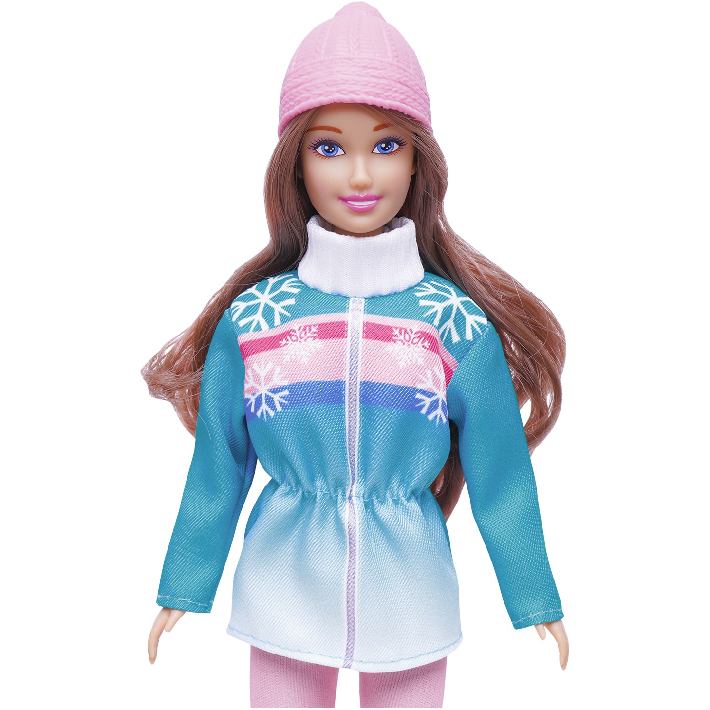 Set 2 papusi Mappy 29 cm, cu accesorii iarna - eMAG.ro