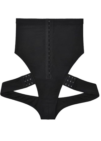 Corset modelator dama, JeiibrZui, Poliester, Negru, S - eMAG.ro