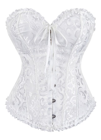 Corset QttvbTna, ajustabil, imprimeu respirabil, alb - eMAG.ro