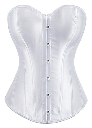 Corset talie bustiera, Jeiibrzui, Textil, Alb, M - eMAG.ro