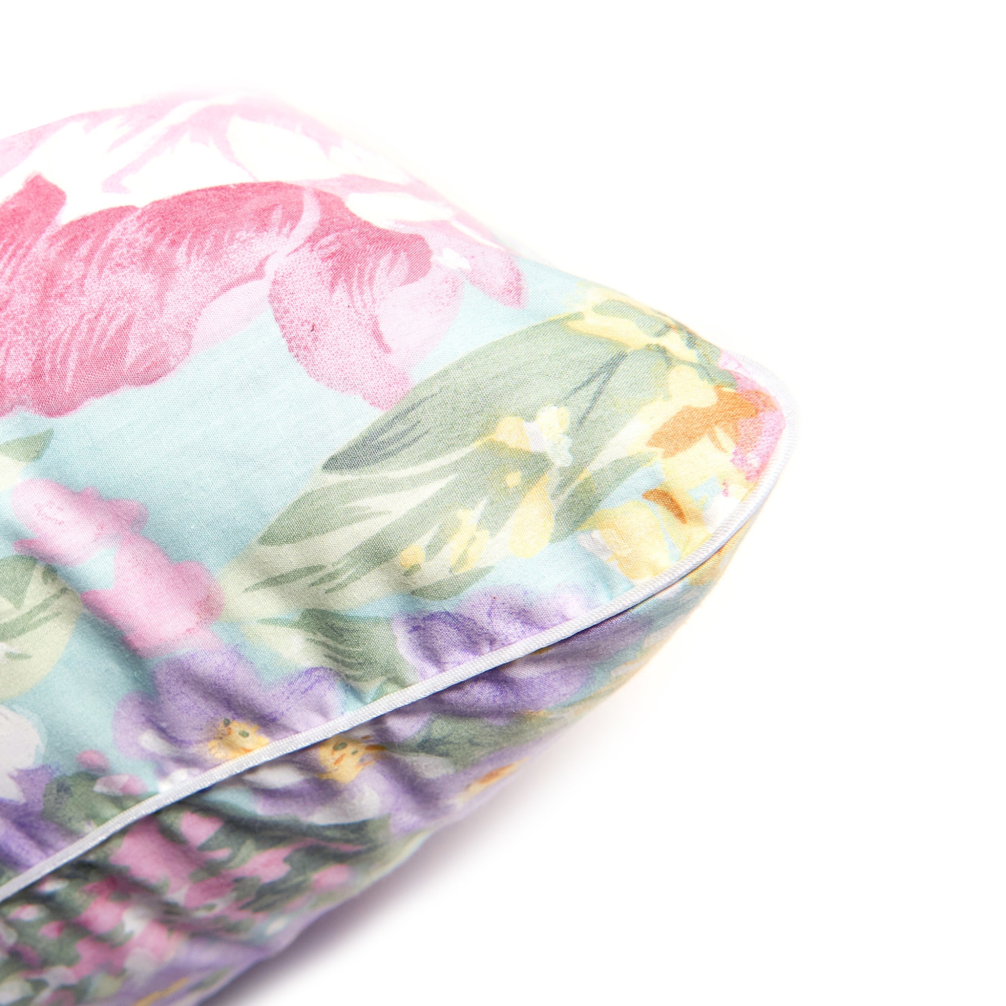 Set 2 perne 50x70 SI 2 perne 40x40 din puf si pana de gasca cu imprimeu ...