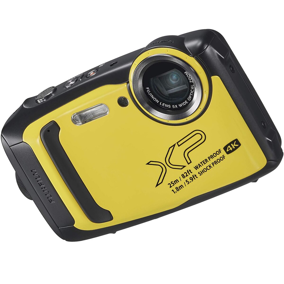 Aparat foto compact Fujifilm FinePix XP140, 4K, 16.4 MP, Waterproof, Yellow - eMAG.ro